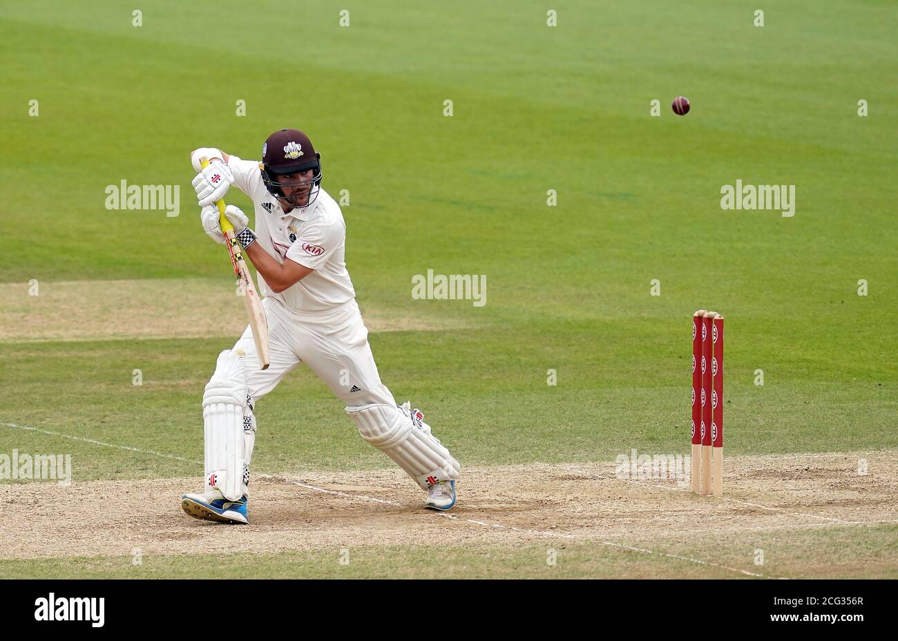 Surrey’s Rory Burns batting during day four of the Bob Willis Trophy ...