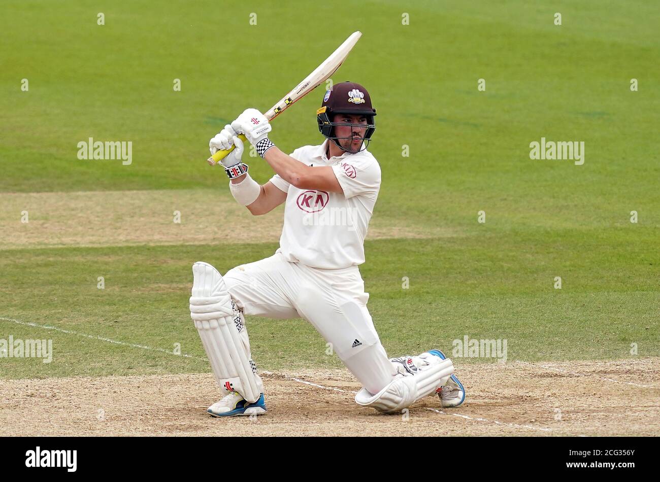Surrey’s Rory Burns batting during day four of the Bob Willis Trophy ...
