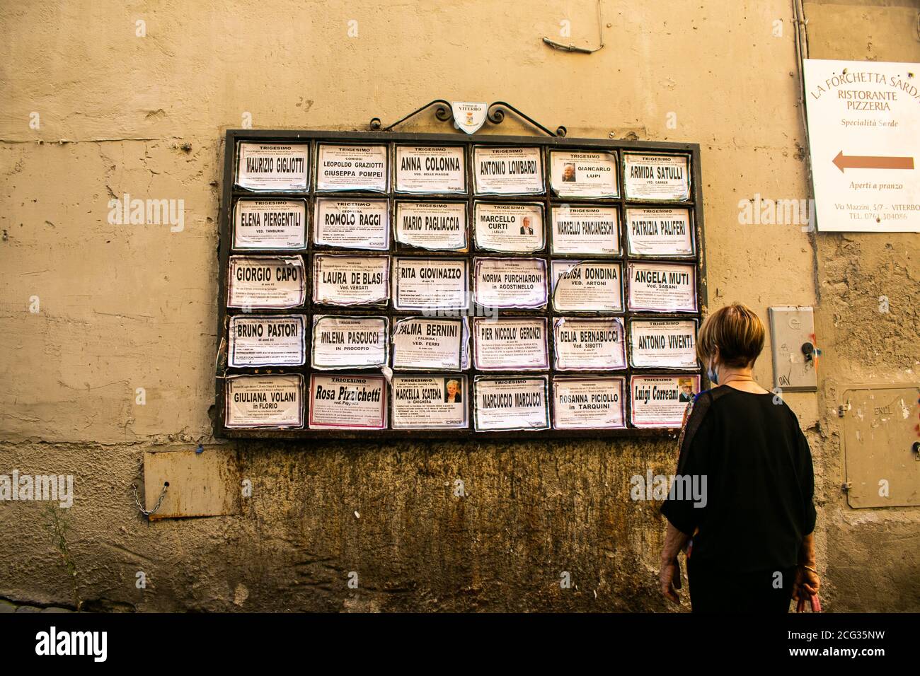 Obituary notice board hi-res stock photography and images - Alamy