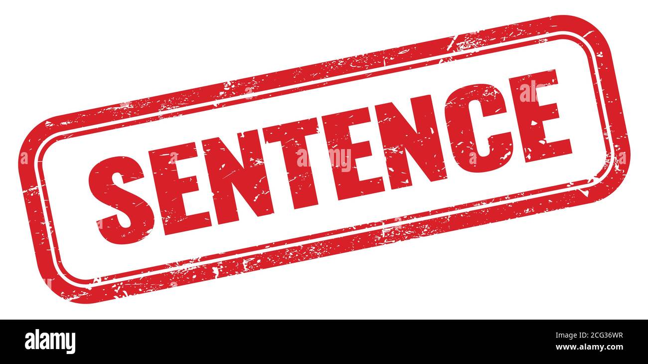 Sentence Stamp Cut Out Stock Images & Pictures - Alamy