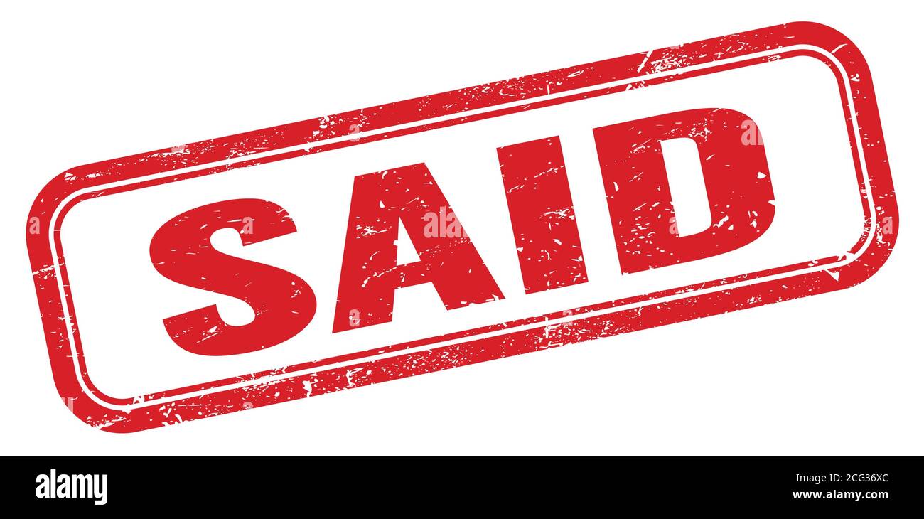 Said stamp hi-res stock photography and images - Alamy