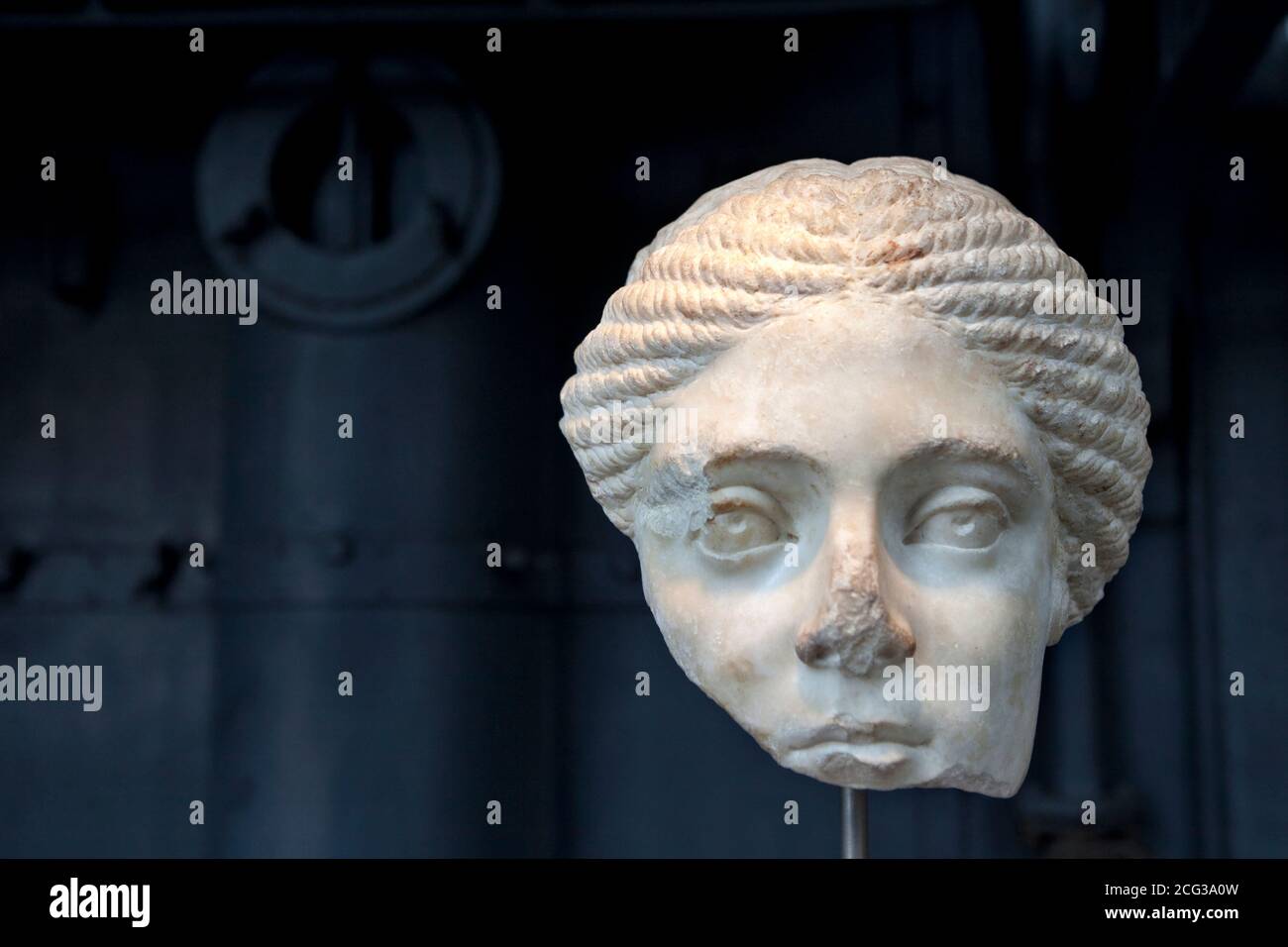 ROME - Roman art in the former electricity factory Montemartini Stock ...