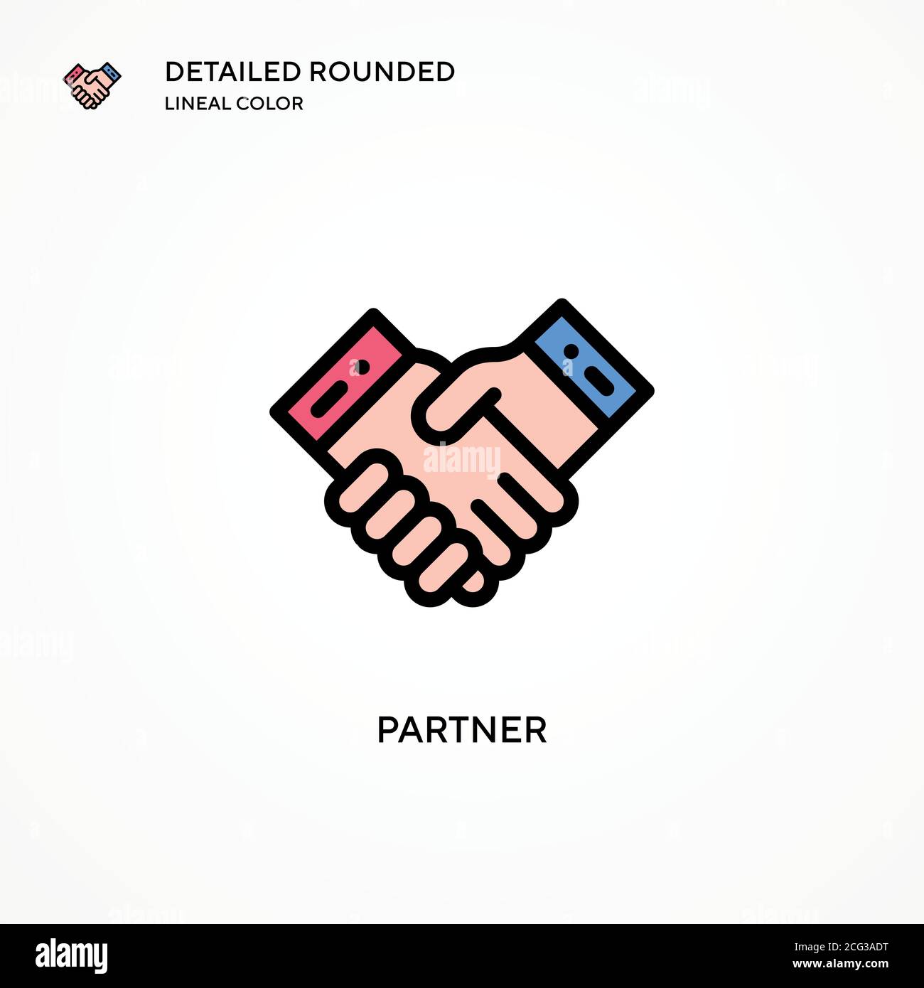 Partner vector icon. Modern vector illustration concepts. Easy to edit ...