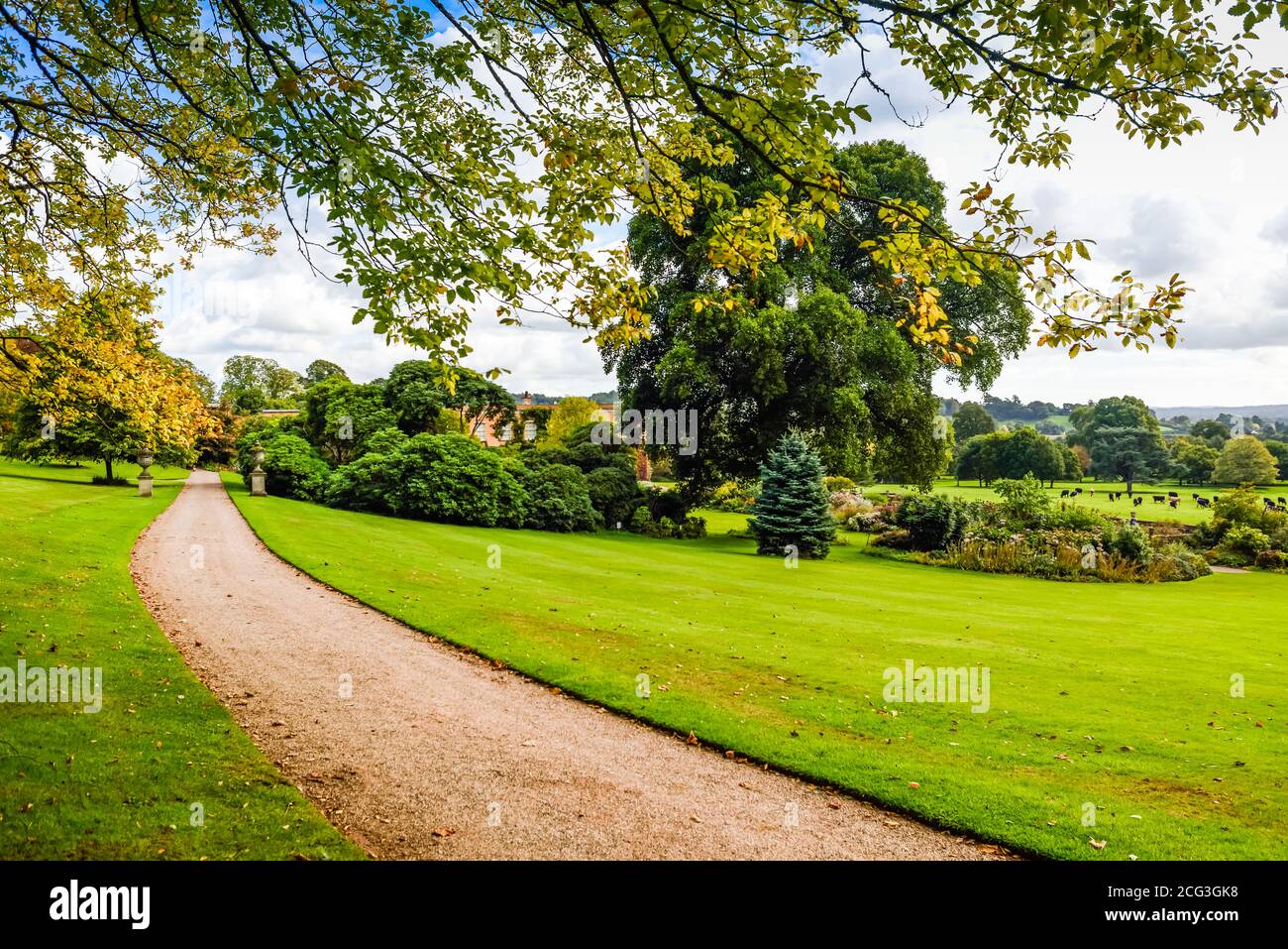 Killerton National Trust House and Garden in Devon Stock Photo - Alamy
