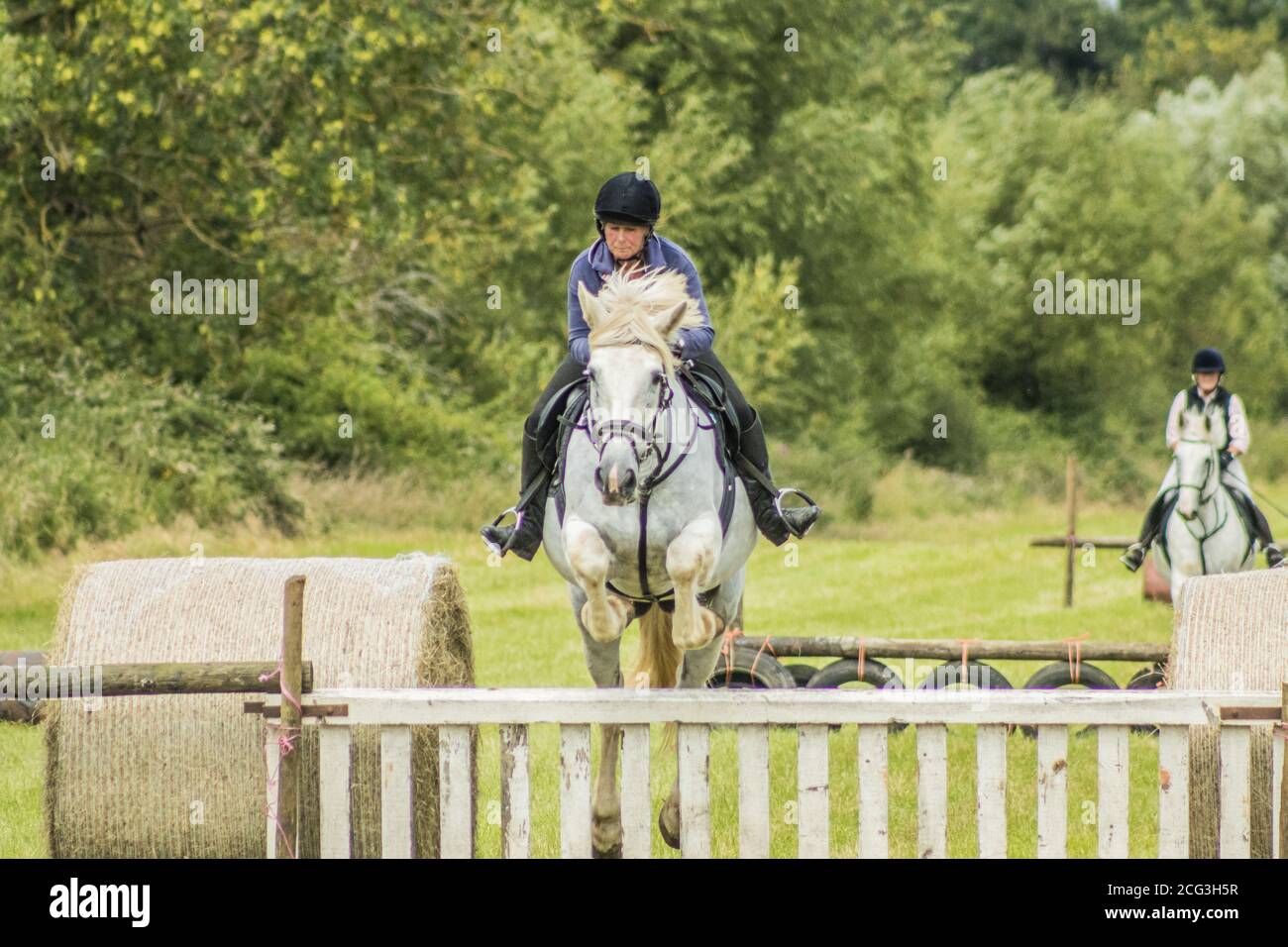 Pony ponies jump showjumping hi-res stock photography and images - Alamy