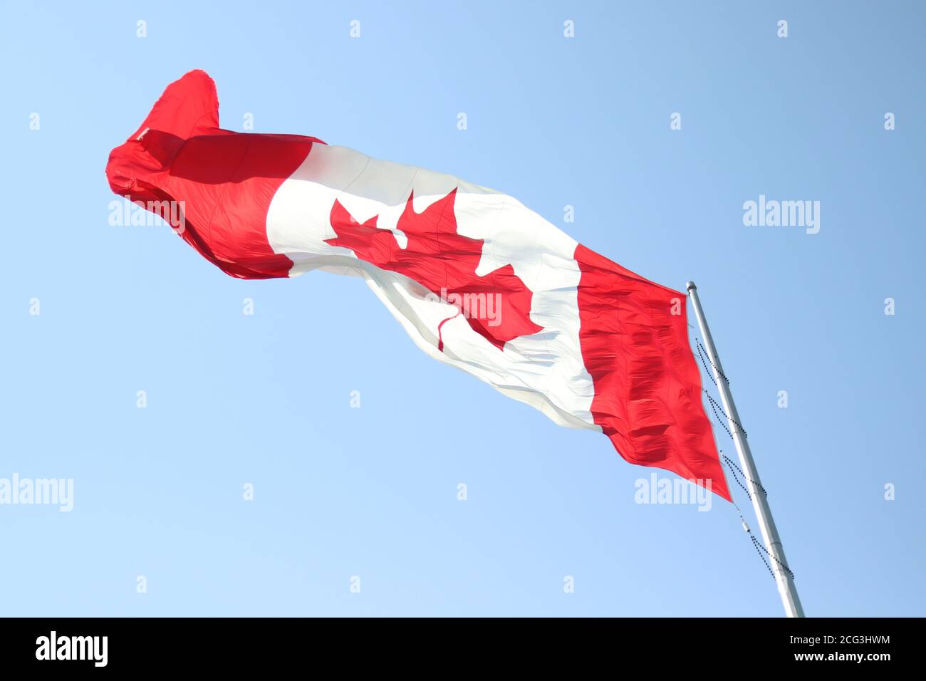 Canada Flag Waving High Resolution Stock Photography and Images - Alamy