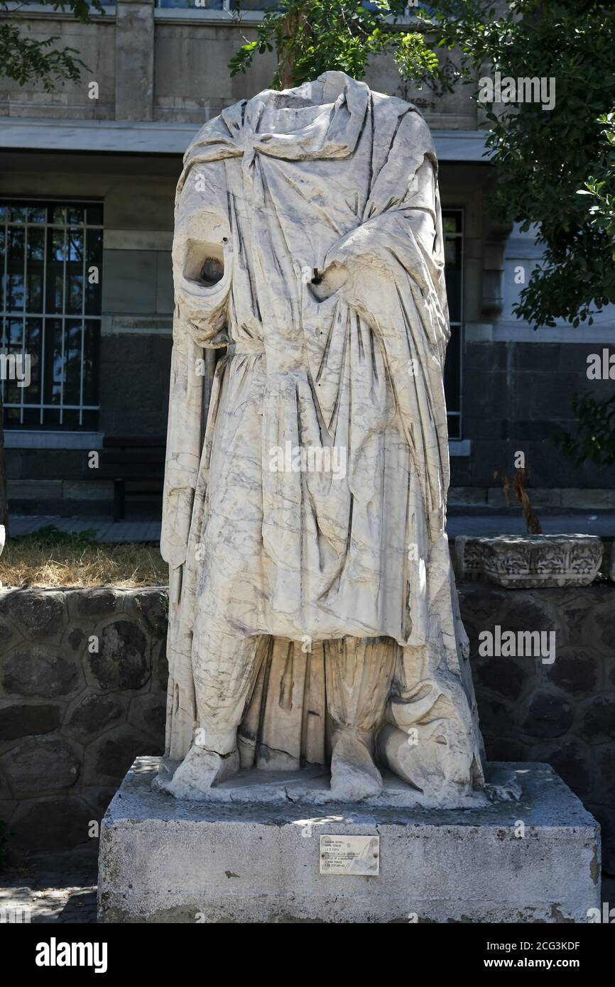 Statue in Izmir Museum, Izmir City, Turkey Stock Photo - Alamy