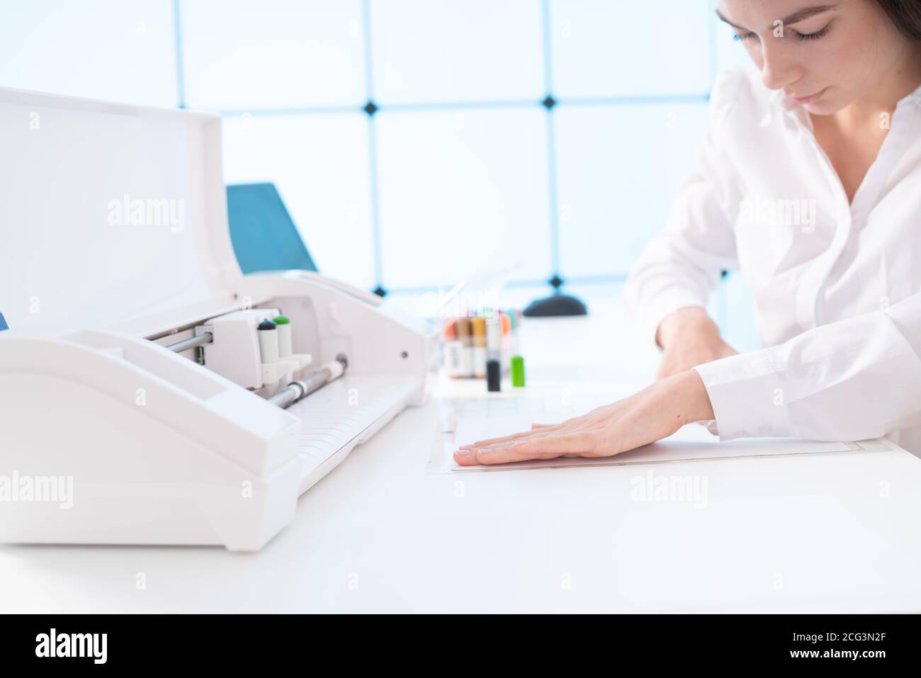 Professional printing machine in work hi-res stock photography and ...