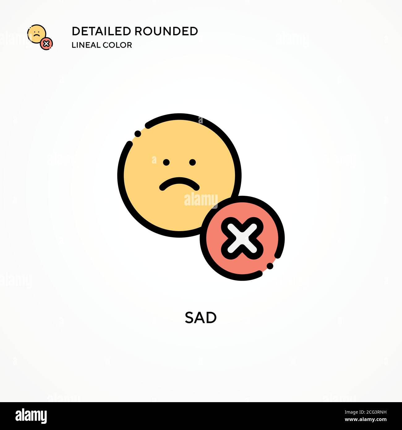 Child worried black Stock Vector Images - Alamy