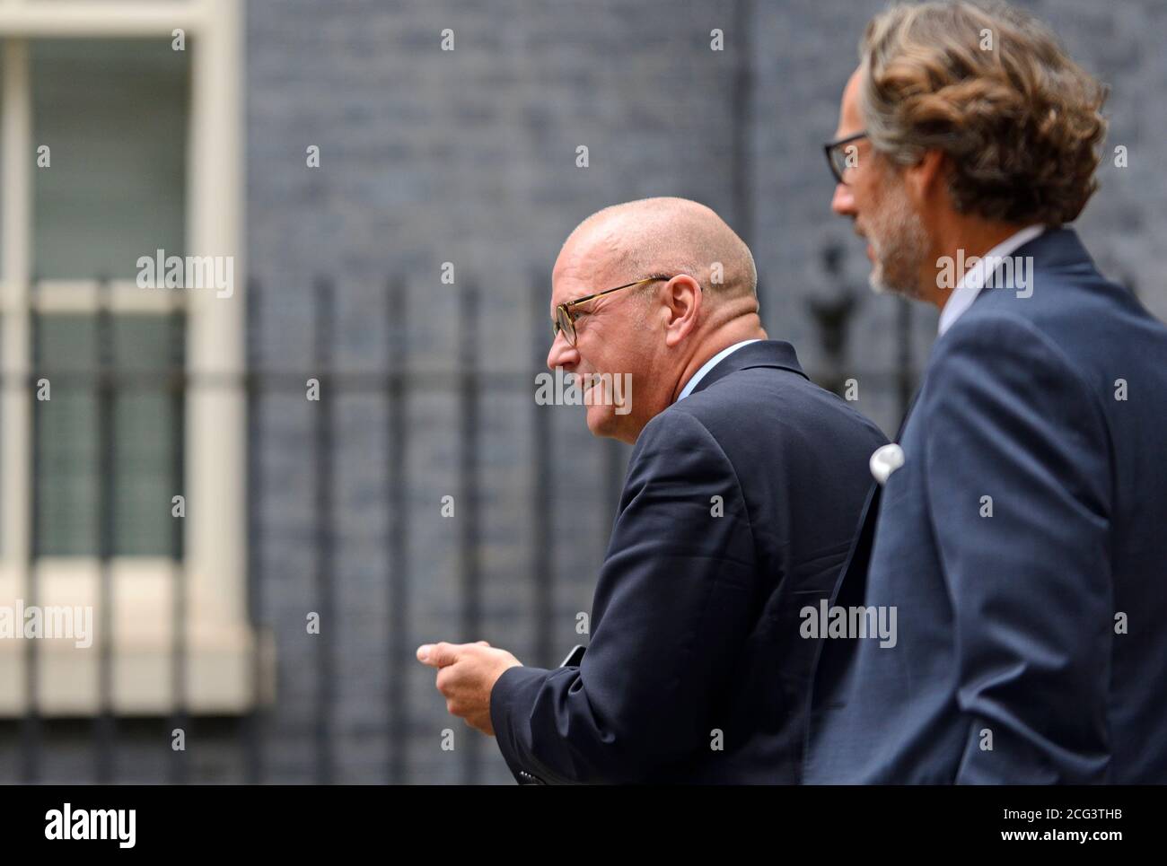 Andreas Michaelis (German Ambassador to the UK: R) with Jens Plötner ...