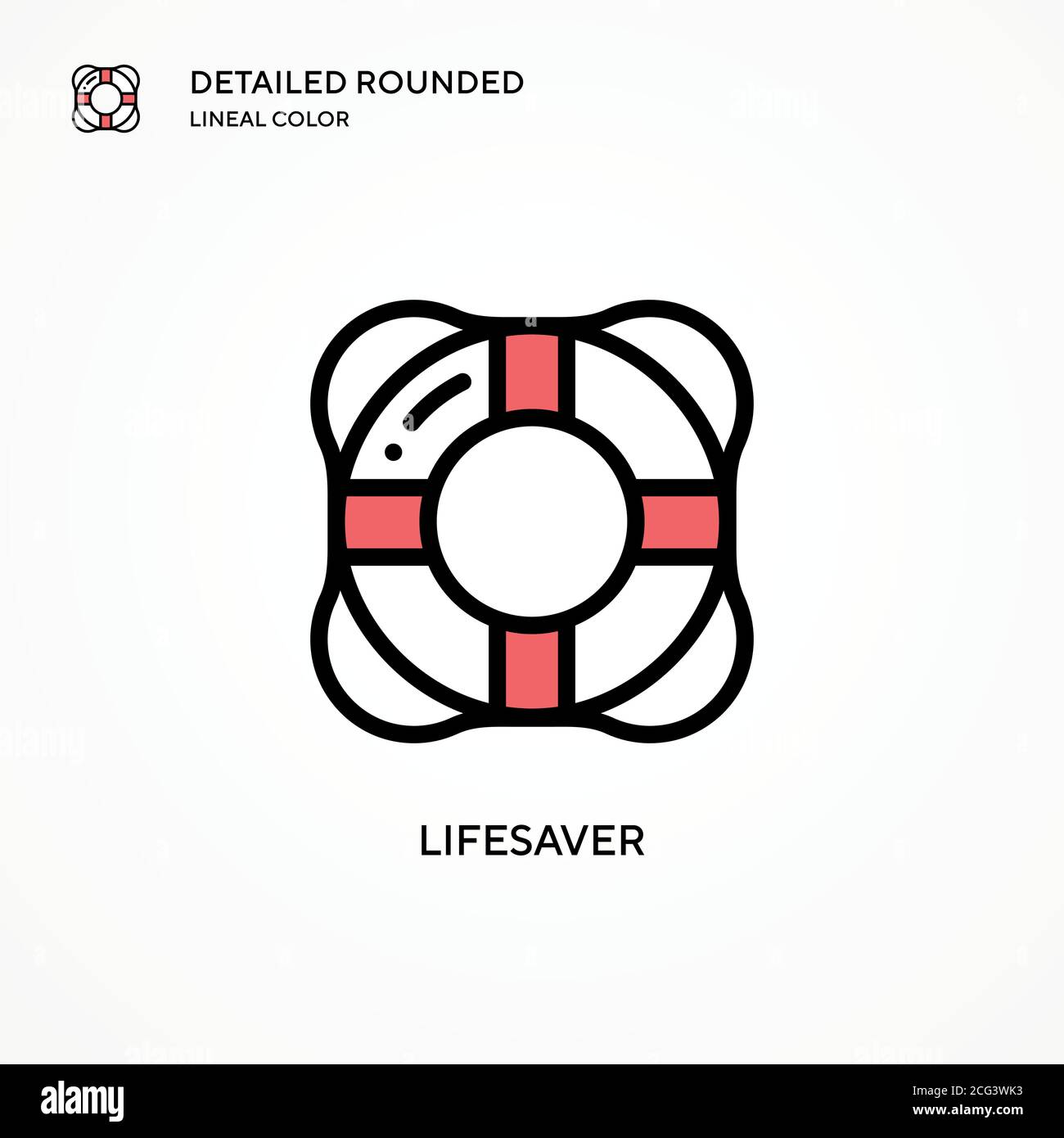 Lifesaver vector icon. Modern vector illustration concepts. Easy to ...