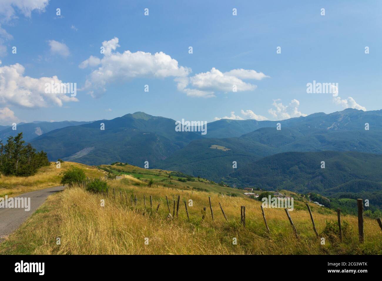 Landscape of Tuscan-Emilian Apennines In Ventasso, Italy Stock Photo ...