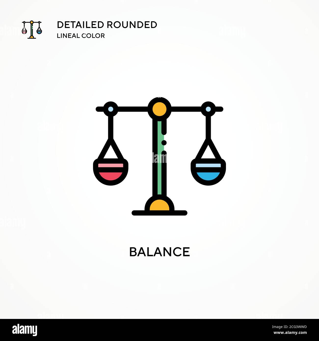 Balance vector icon. Modern vector illustration concepts. Easy to edit ...