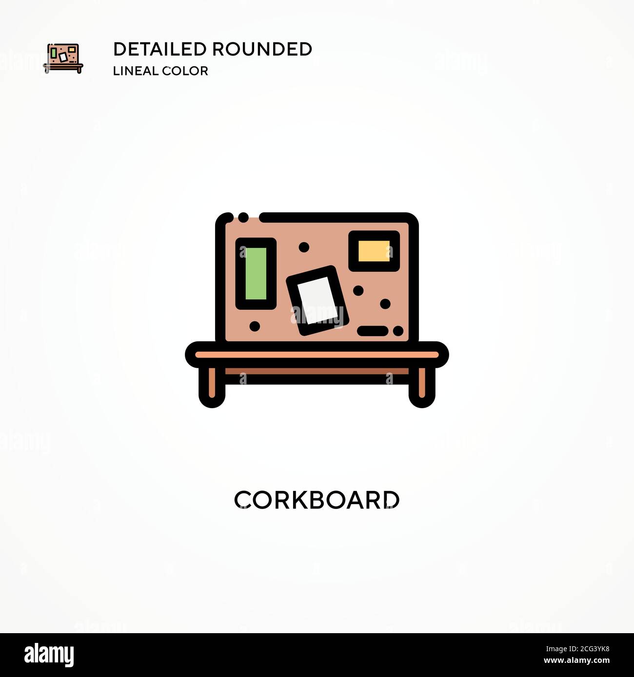 Corkboard background Stock Vector Images - Alamy