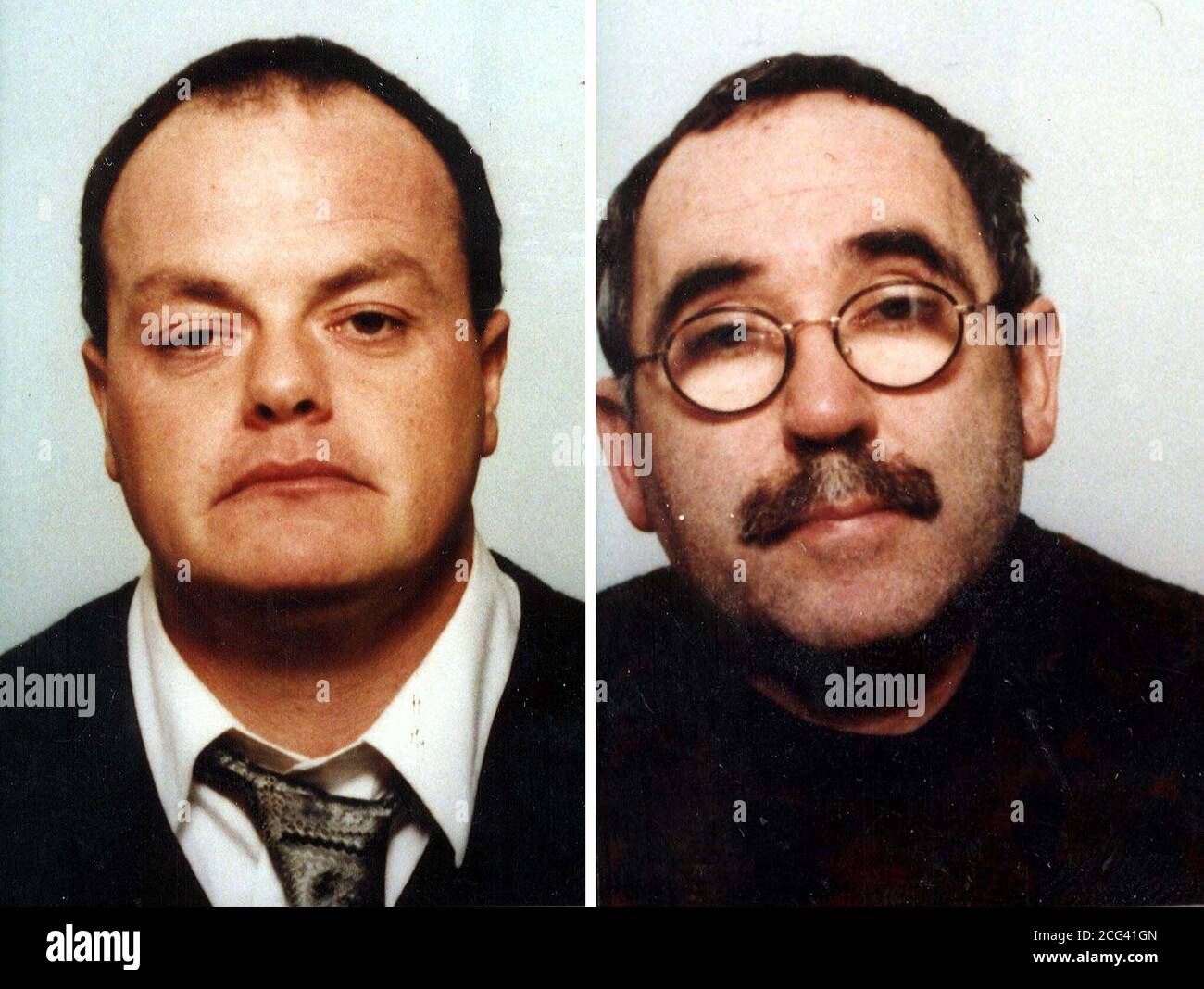 Undated police collect photographs : Scotsmen Ken Togher (left) and ...