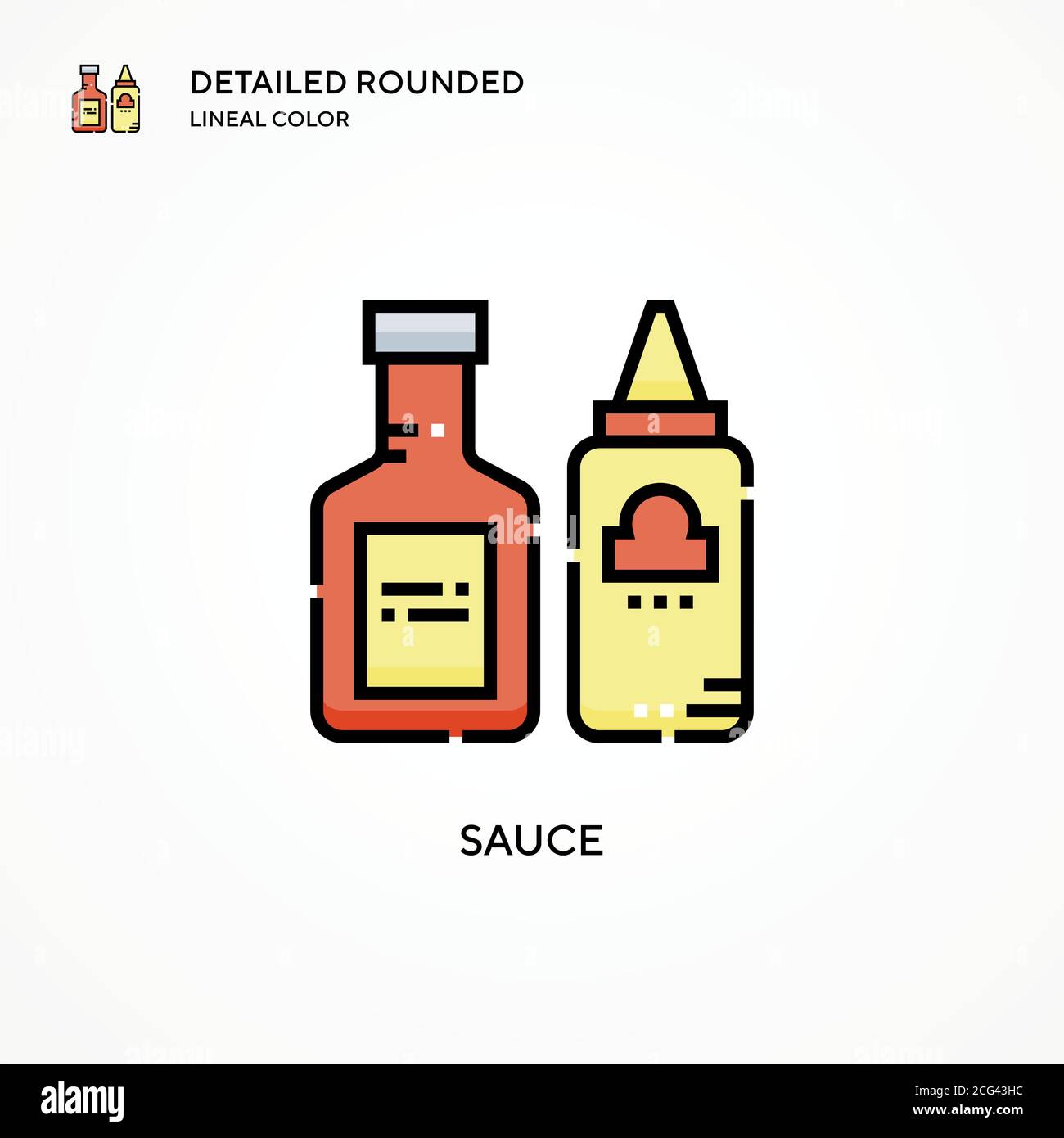 Sauce vector icon. Modern vector illustration concepts. Easy to edit ...