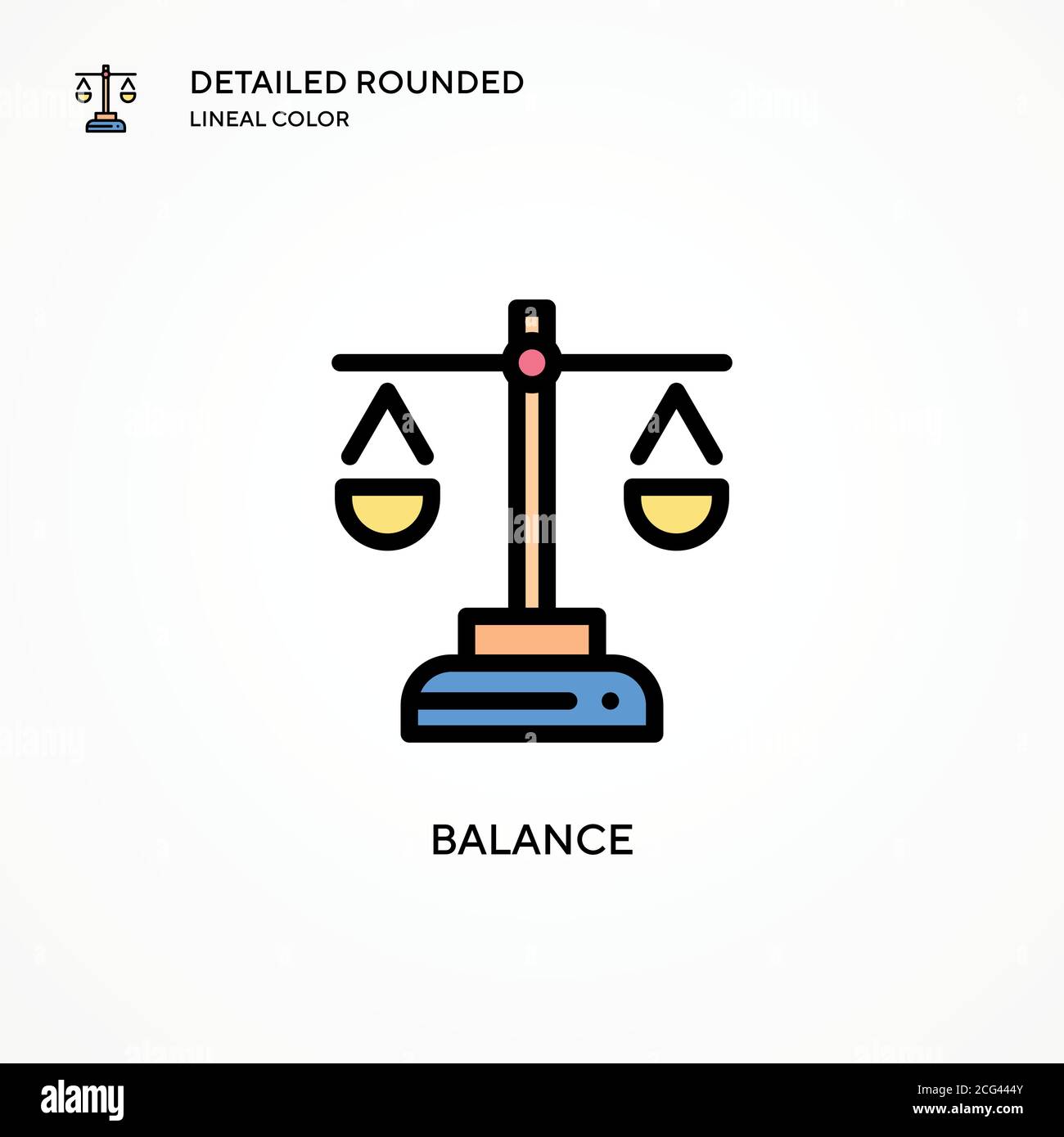 Balance vector icon. Modern vector illustration concepts. Easy to edit ...