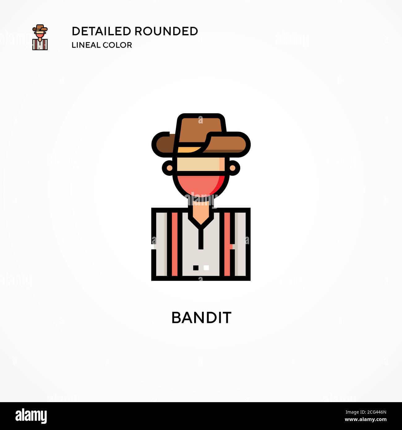 Villain cowboy Stock Vector Images - Alamy