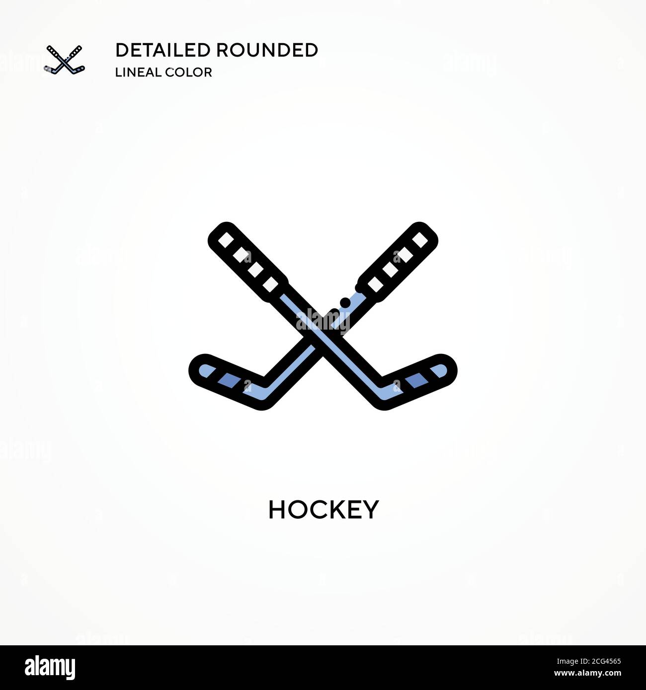 Hockey vector icon. Modern vector illustration concepts. Easy to edit ...