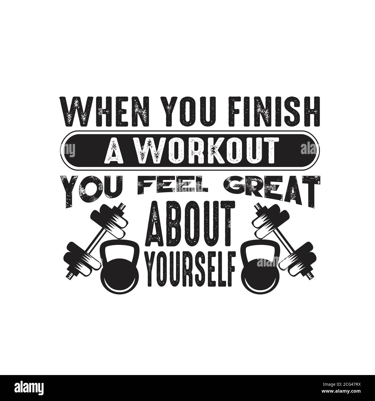 Fitness Quote good for t shirt. When you finish a workout you feel ...