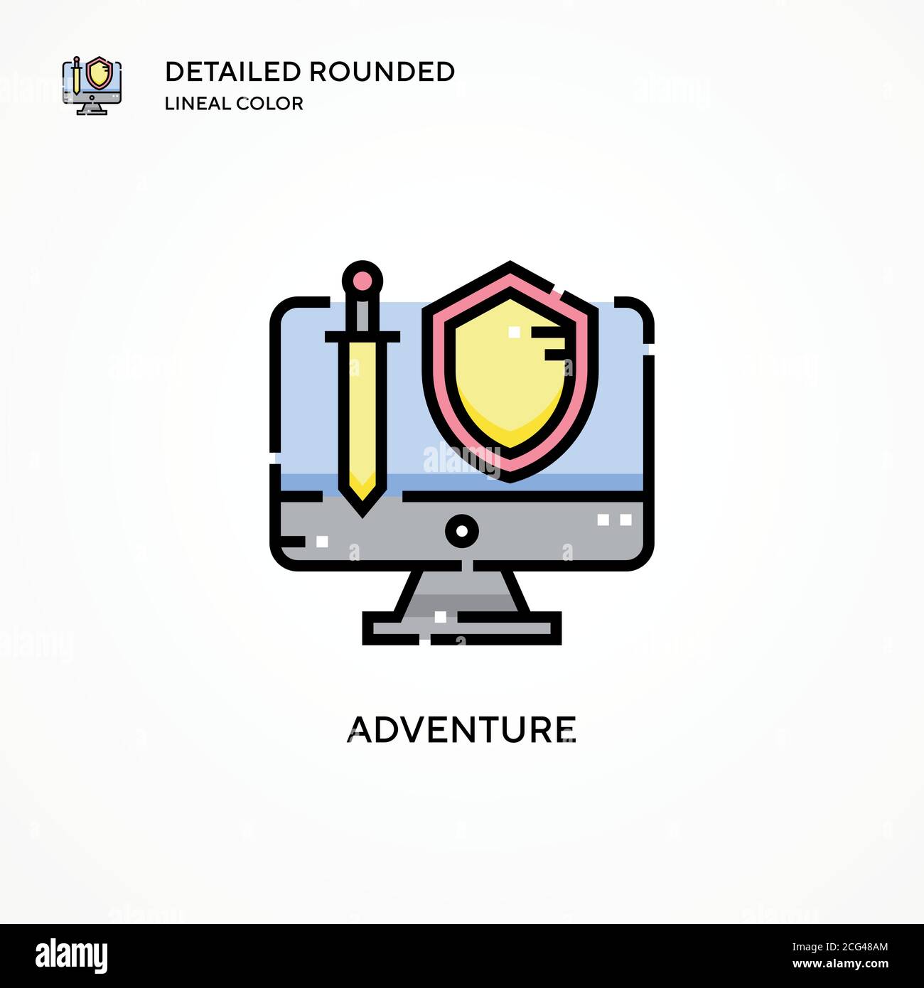 Adventure vector icon. Modern vector illustration concepts. Easy to ...