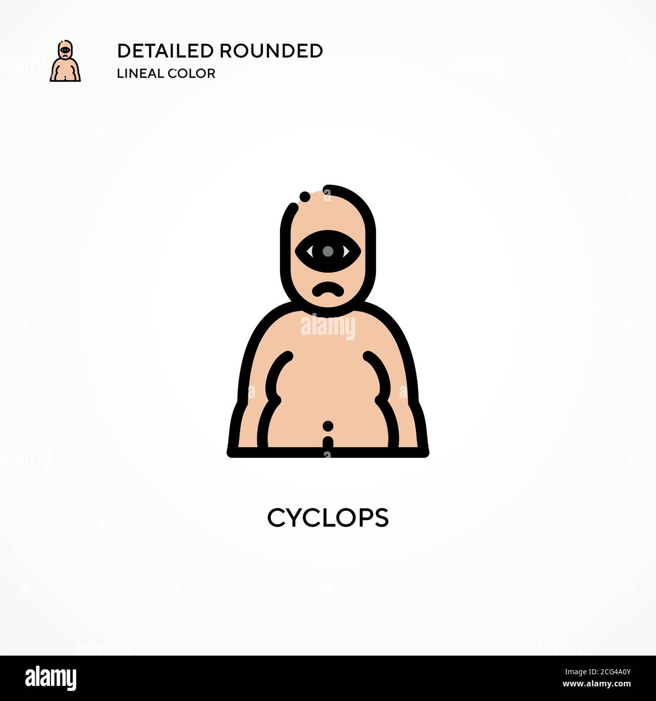 Cyclops vector icon. Modern vector illustration concepts. Easy to edit ...