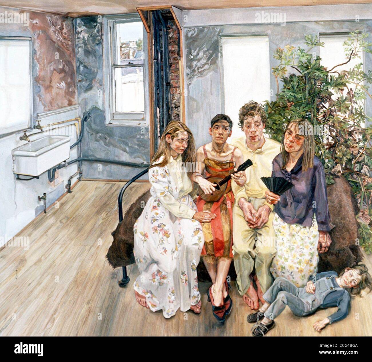 "Large Interior, W11 (After Watteau)", by Lucian Freud, Britain's ...