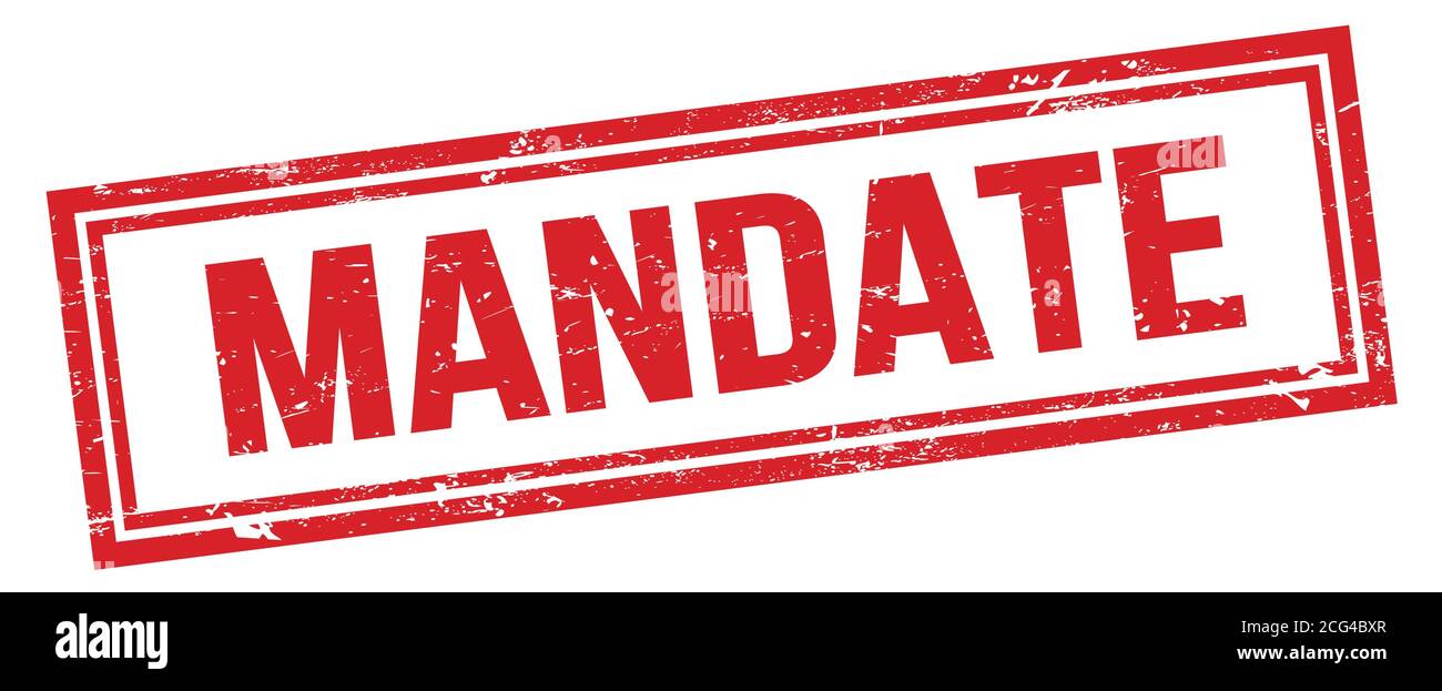 Mandate word hi-res stock photography and images - Alamy