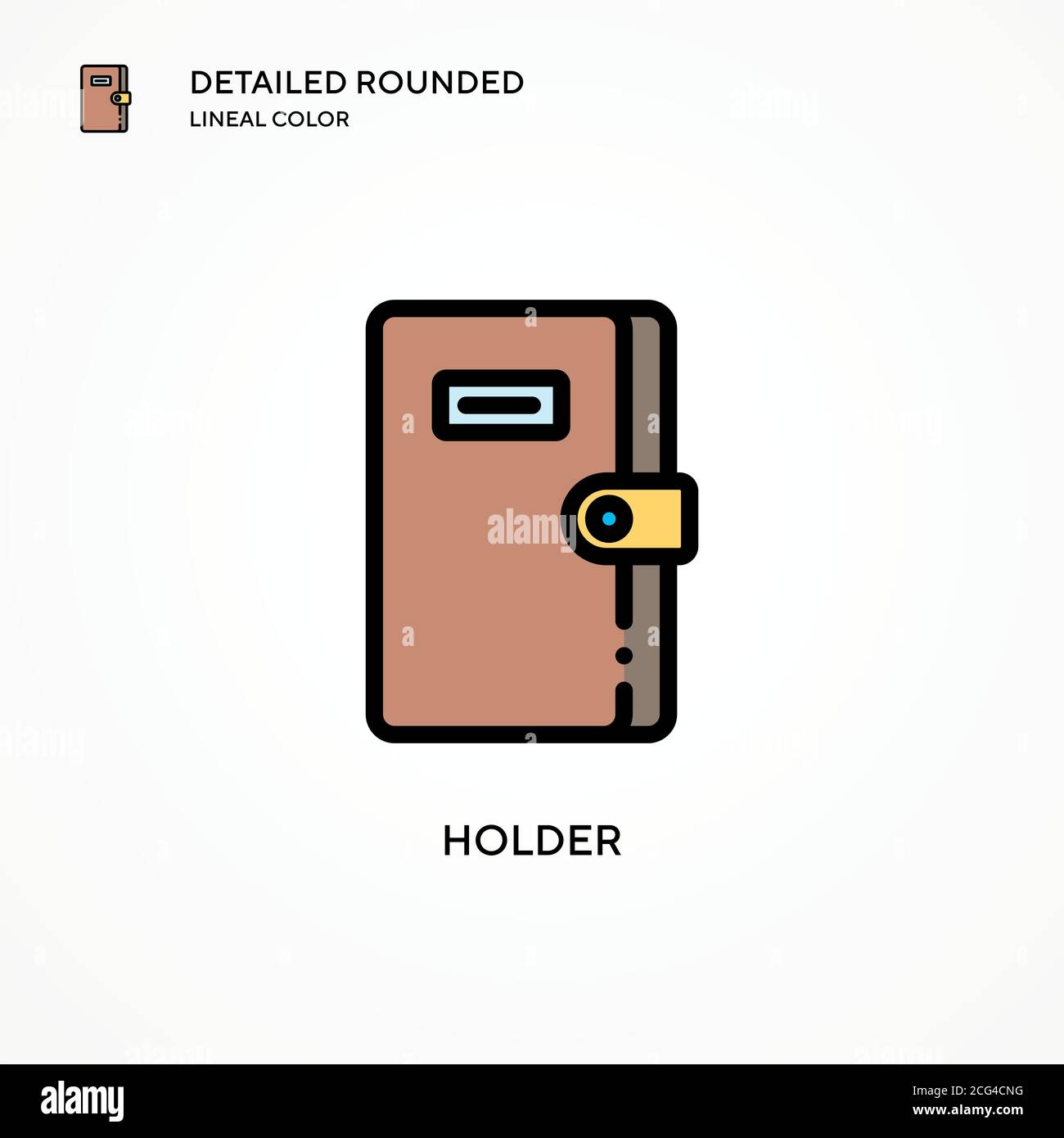 Holder vector icon. Modern vector illustration concepts. Easy to edit ...