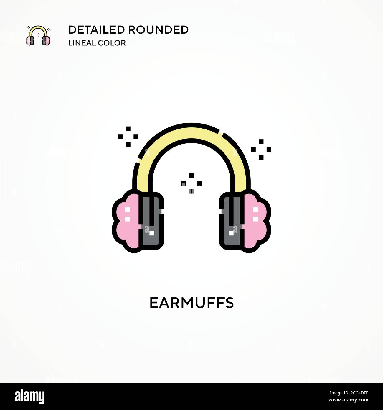 Safety ear muffs Stock Vector Images - Alamy