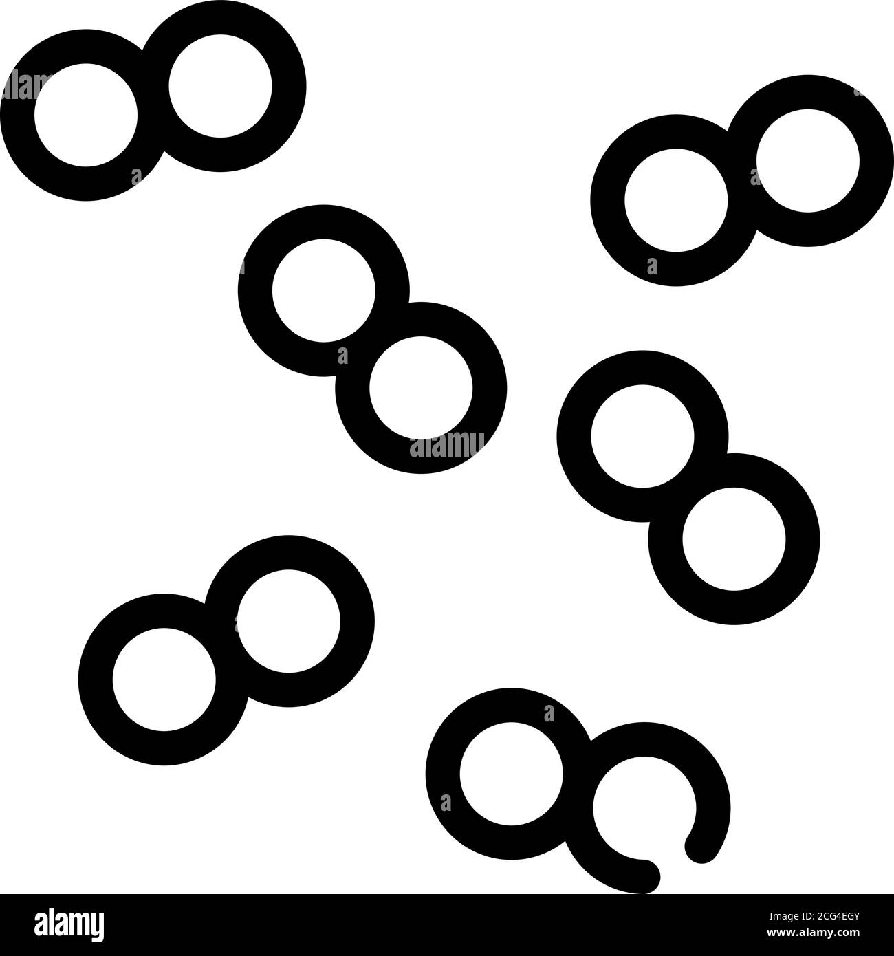 pneumococcus infection line icon vector isolated illustration Stock ...