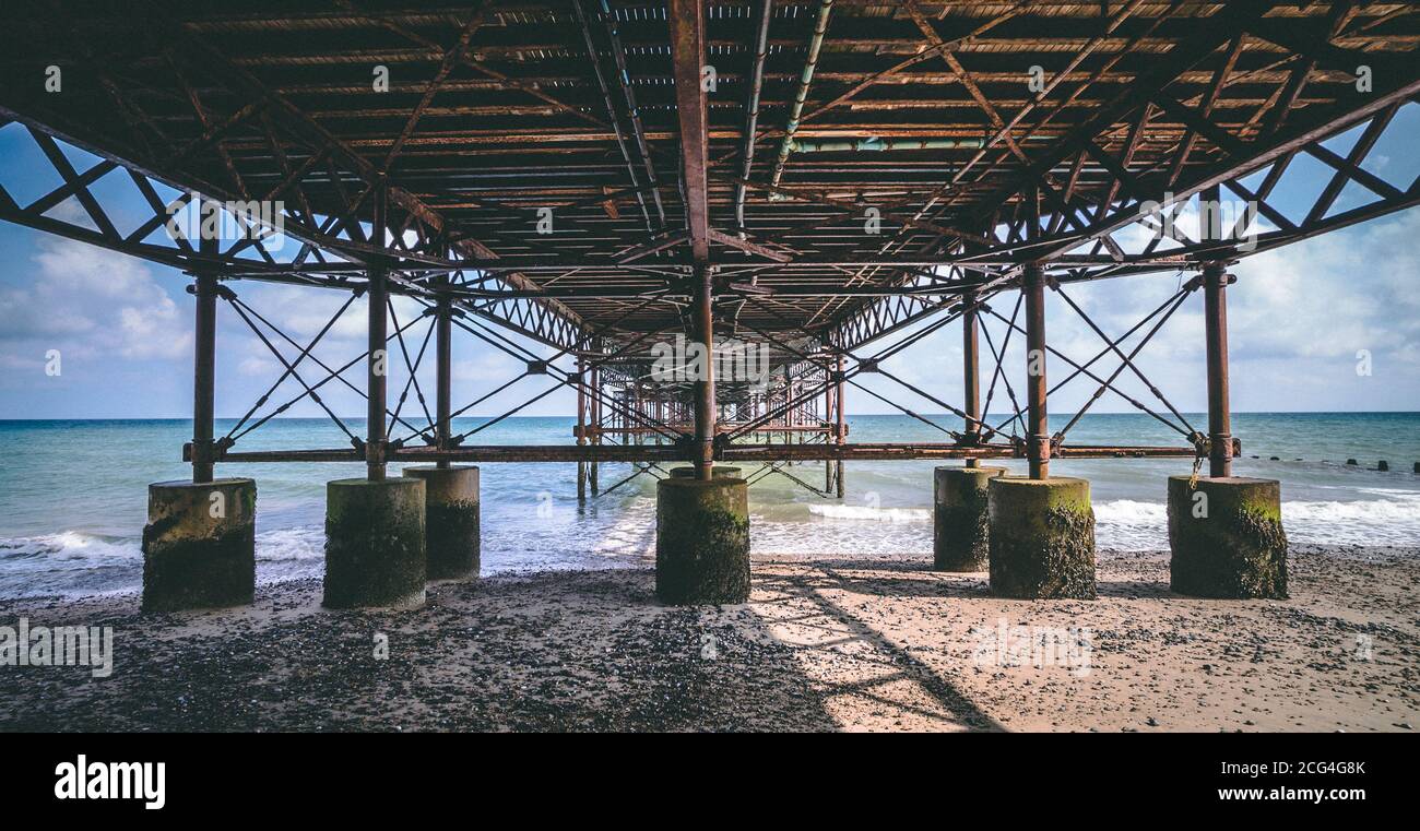 Under the Pier Stock Photo - Alamy