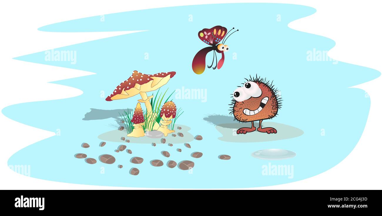 Agaric icon in cartoon Cut Out Stock Images & Pictures - Alamy