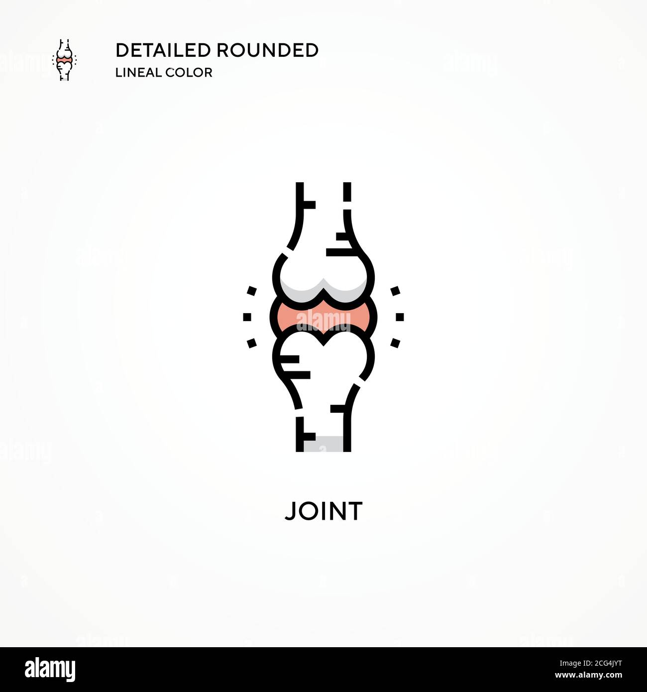 Joint vector icon. Modern vector illustration concepts. Easy to edit ...