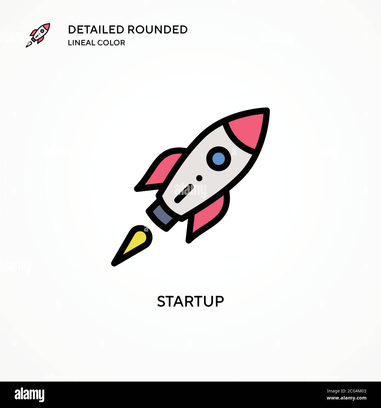 Startup vector icon. Modern vector illustration concepts. Easy to edit ...