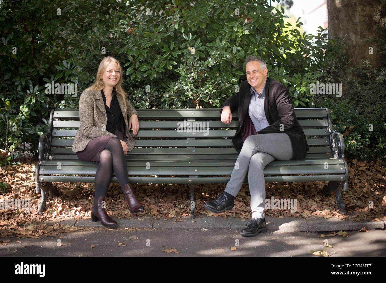Sian Berry and Jonathan Bartley in London today after they were named ...