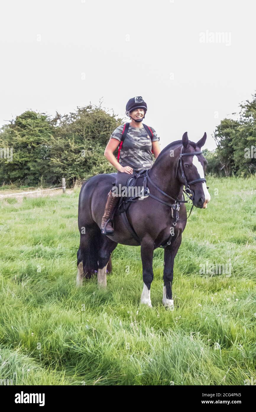 Pony ponies jump showjumping hi-res stock photography and images - Alamy