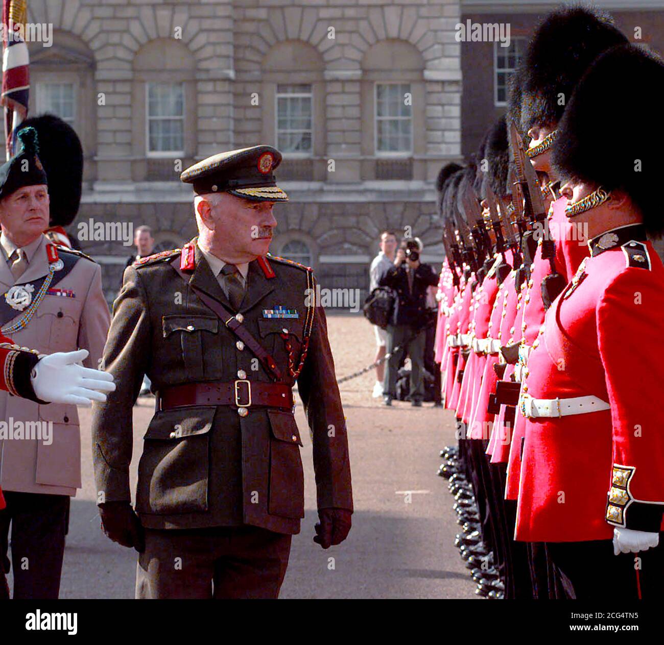 Lieutenant General Gerard McMahon, Chief of Staff of the Irish Forces ...