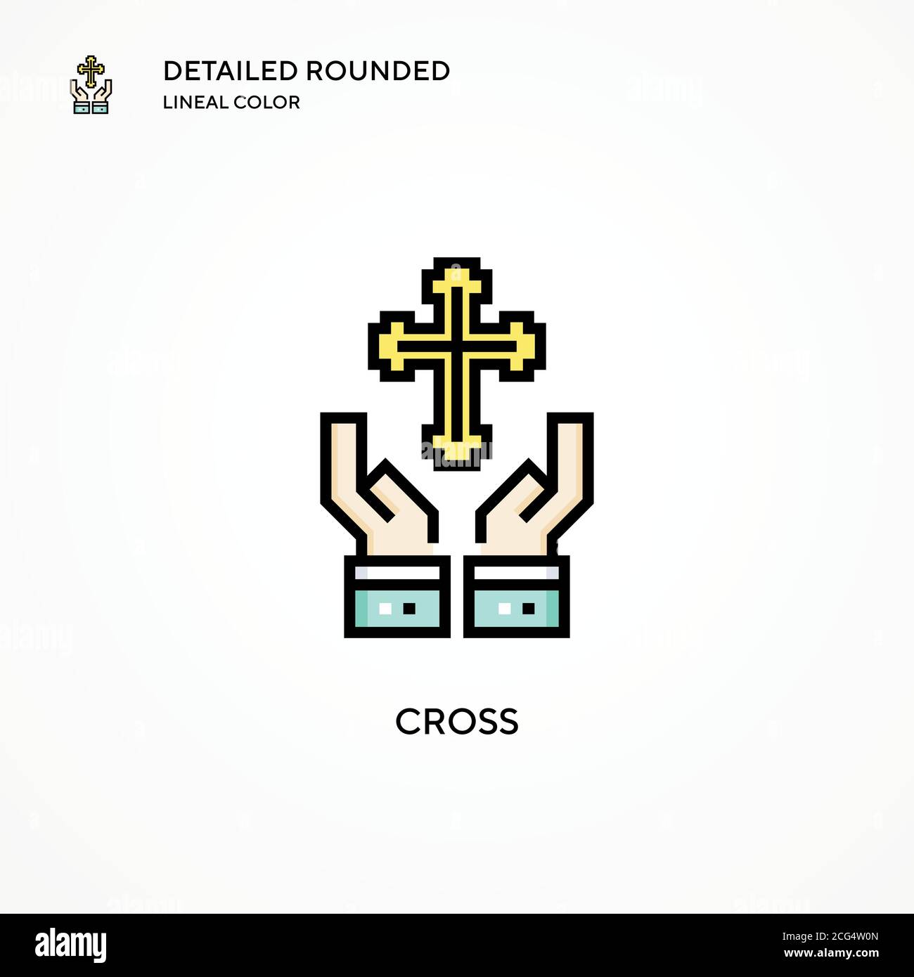 Cross vector icon. Modern vector illustration concepts. Easy to edit ...