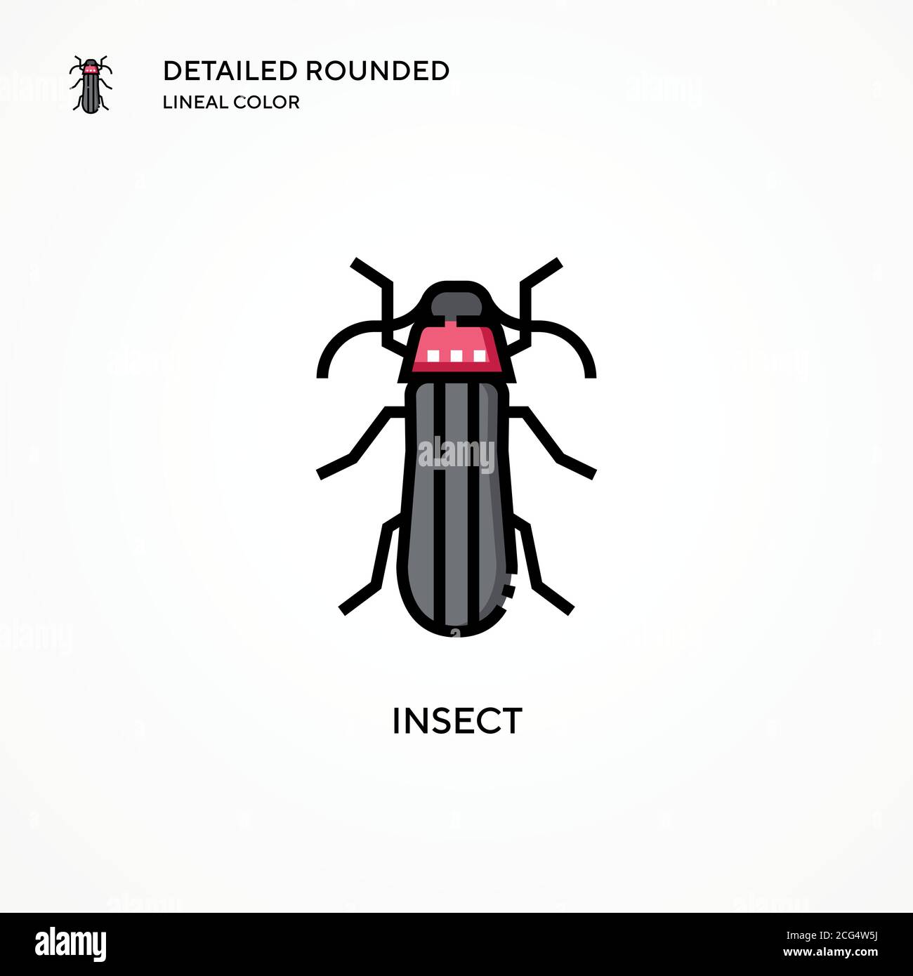 Insect vector icon. Modern vector illustration concepts. Easy to edit ...
