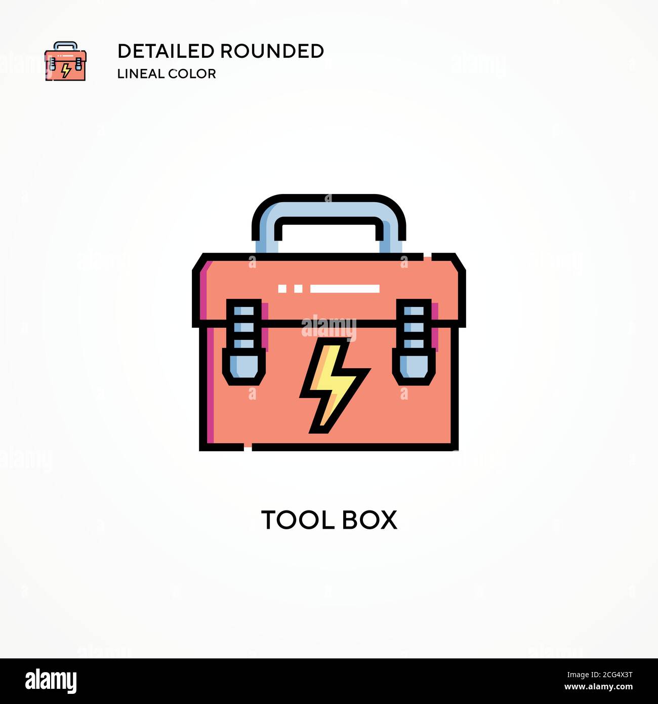 Tool box vector icon. Modern vector illustration concepts. Easy to edit ...