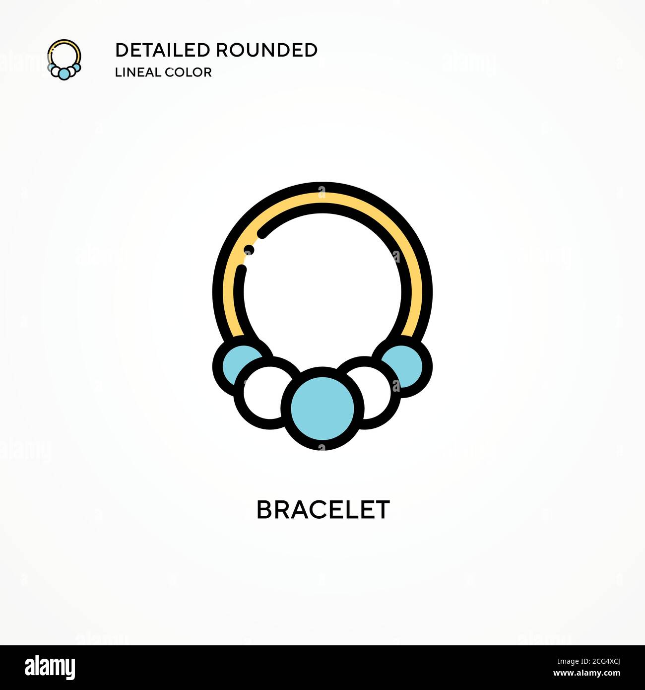 Bracelet vector icon. Modern vector illustration concepts. Easy to edit ...
