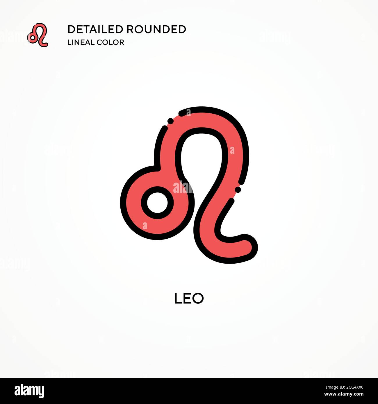 Leo vector icon. Modern vector illustration concepts. Easy to edit and ...