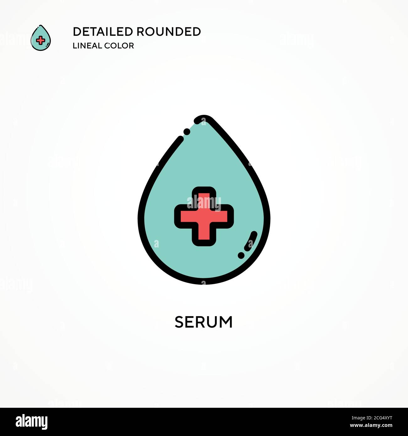 Serum vector icon. Modern vector illustration concepts. Easy to edit ...