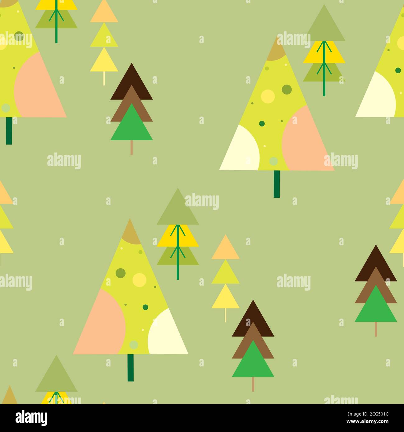 Seamless christmas tree Stock Vector Images - Alamy
