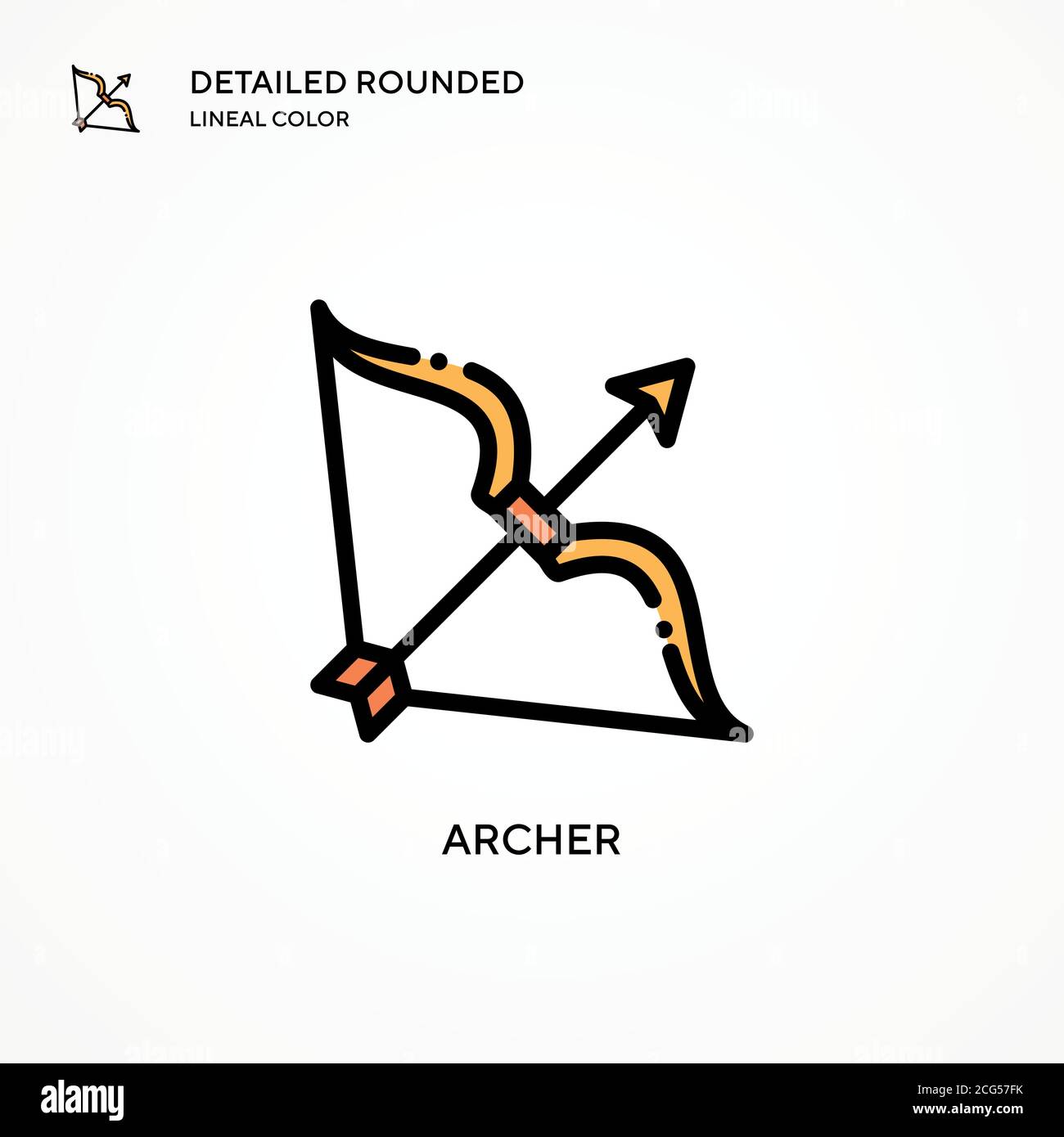 Archer bow arrow activity shoot Stock Vector Images - Alamy