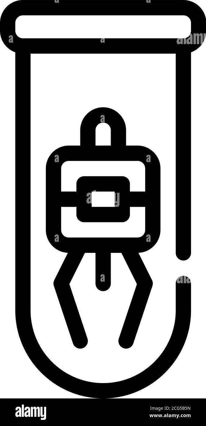 ano technology line icon vector isolated illustration Stock Vector ...