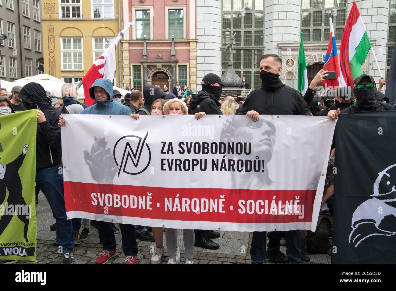 The No more brother wars march in Gdansk, Poland. September 5th 2020 ...