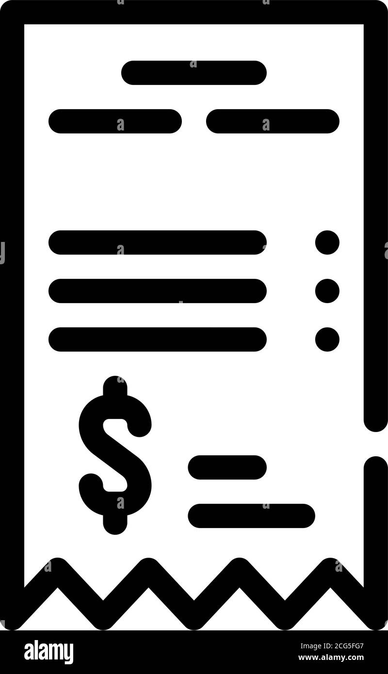 betting receipt line icon vector isolated illustration Stock Vector ... betting receipt line icon vector isolated illustration Stock Vector ...