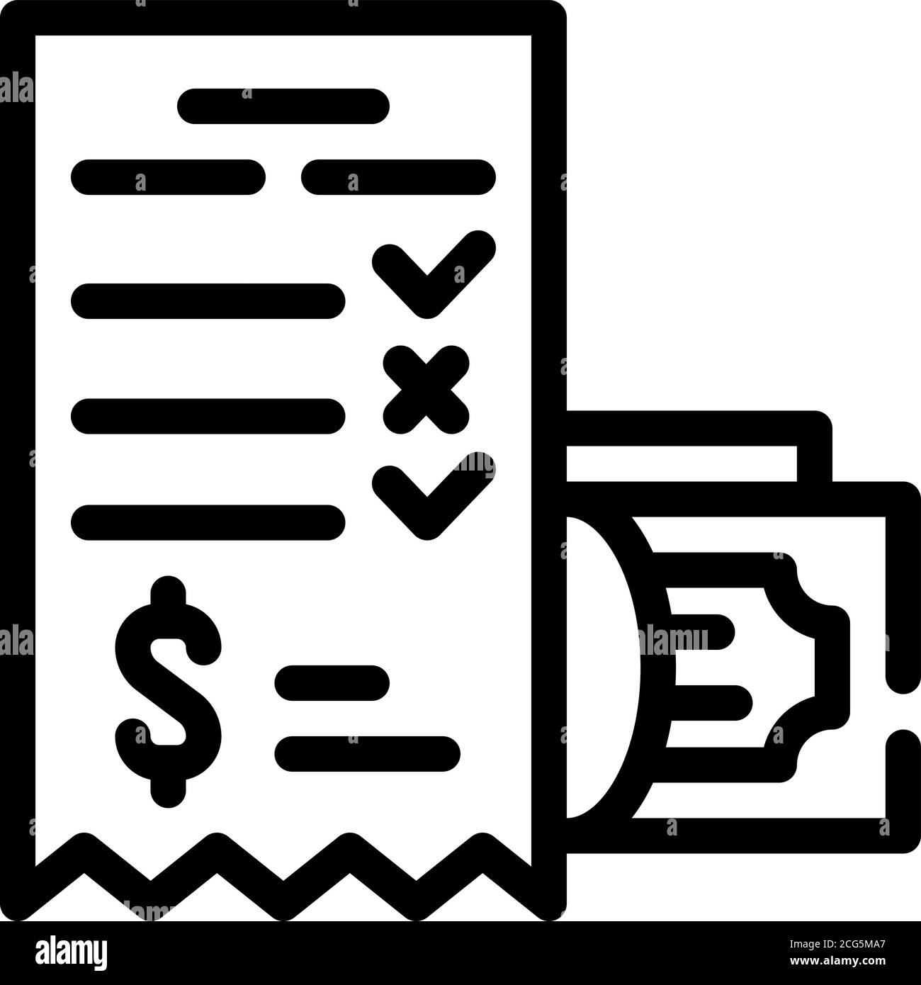 winning money card line icon vector illustration Stock Vector Image ...